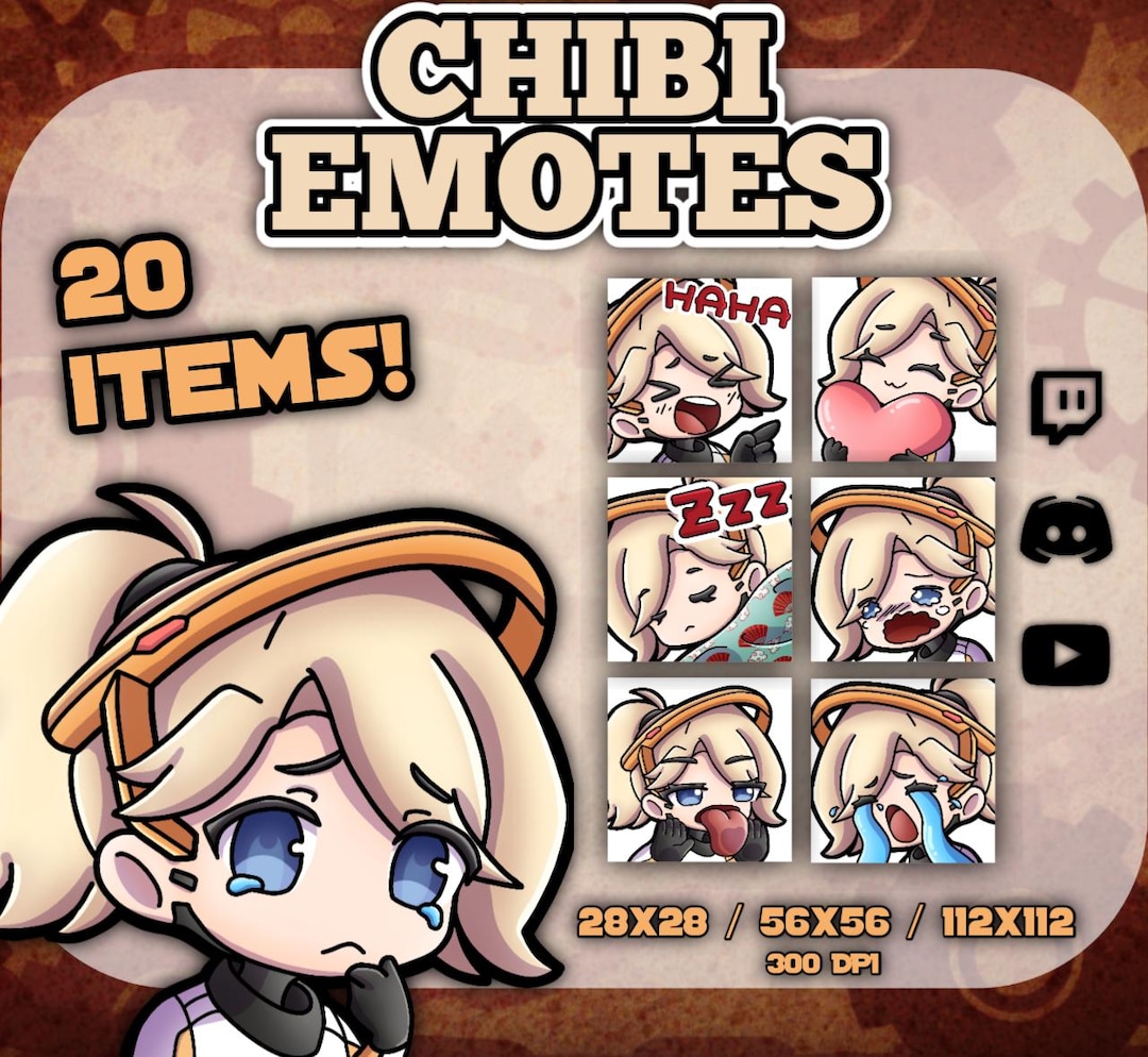 Overwatch 2/ Mercy Emotes/ Mercy Overwatch Emotes/overwatch Emotes ...