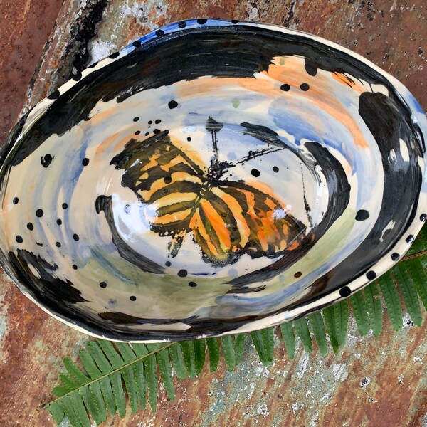 Butterfly Bowl - Etsy