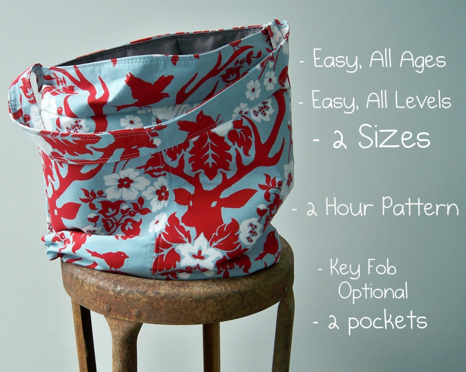 Bucket Bag PDF Pattern, Emailed Instruction and Pattern - Etsy