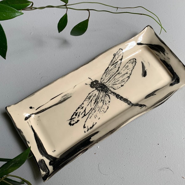 Dragonfly Dish - Etsy