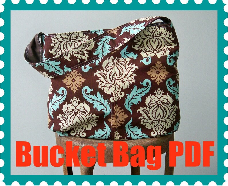 Bucket Bag PDF Pattern, Emailed Instruction and Pattern - Etsy