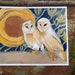 Copper Moon Barn Owl Print Archival Print 8X10 Inches - Etsy