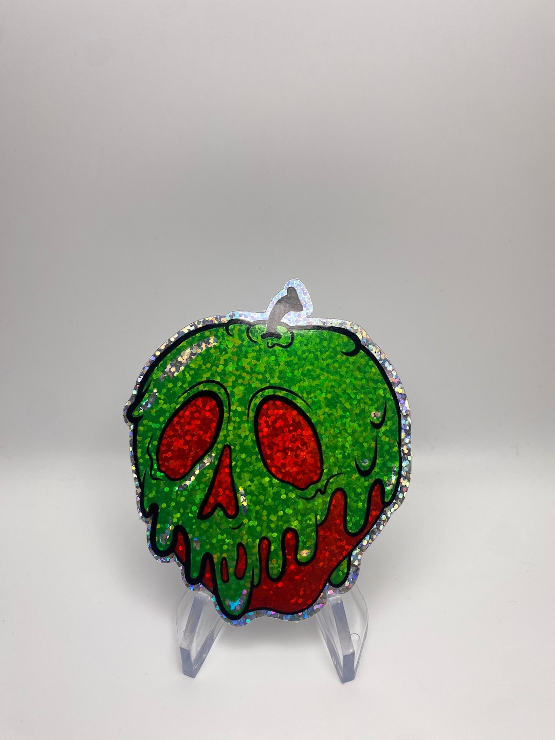 Poison Apple Vinyl Sticker Glitter, Holographic, Crystal Holographic ...