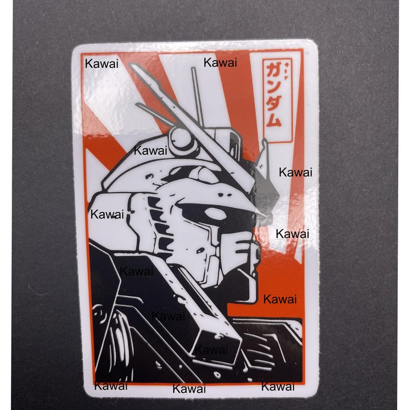 Gundam Sticker - Etsy