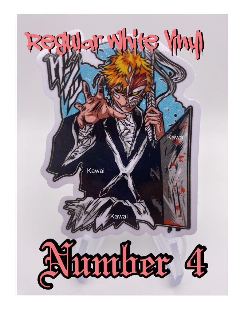 Anime Character Bleach Sticker Pack - Etsy