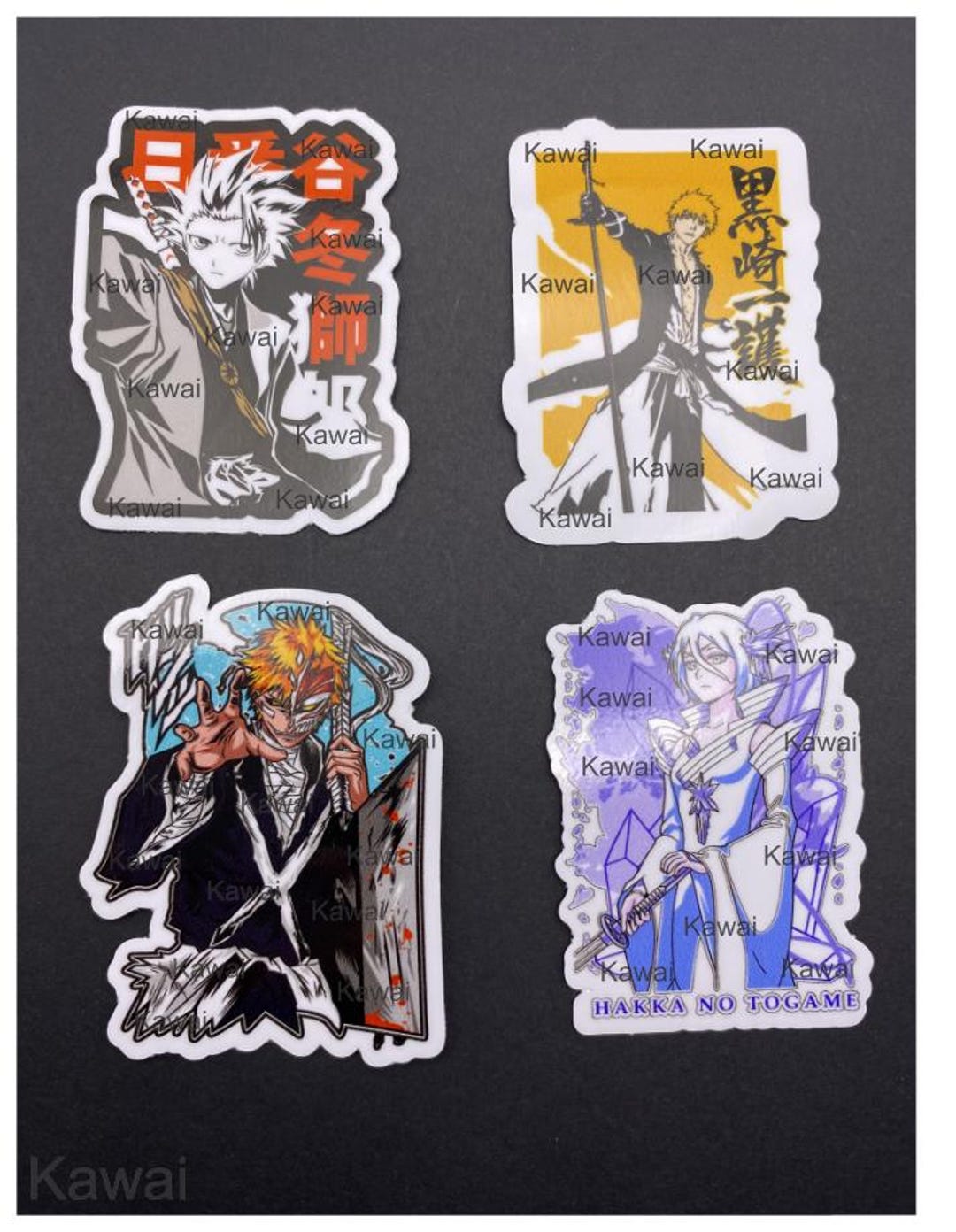 Anime Character Bleach Sticker Pack - Etsy