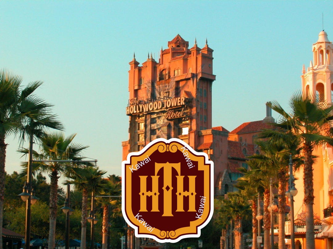 Tower of Terror Sticker - Etsy