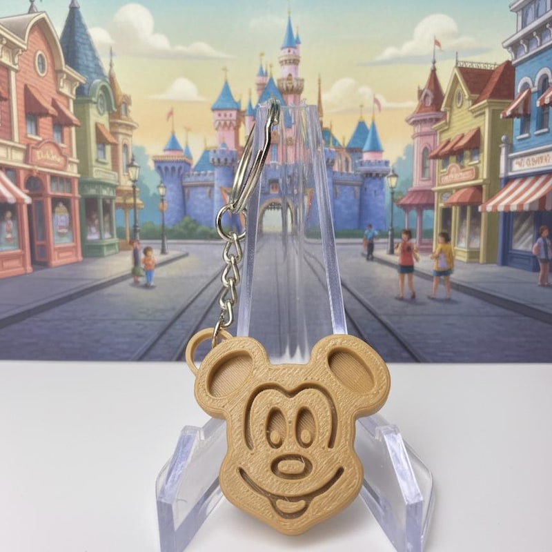 Custom Waffle Keychain - Etsy