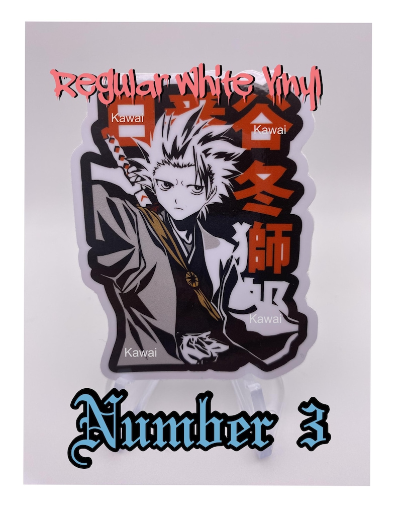 Anime Character Bleach Sticker Pack - Etsy