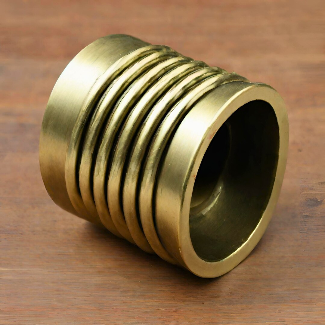 10xcreative Design, Antique Brass Finish Decking Rope End Cap in 38mm ...