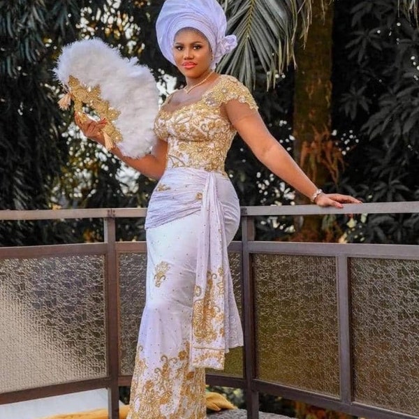 Traditional African Dress White - Etsy