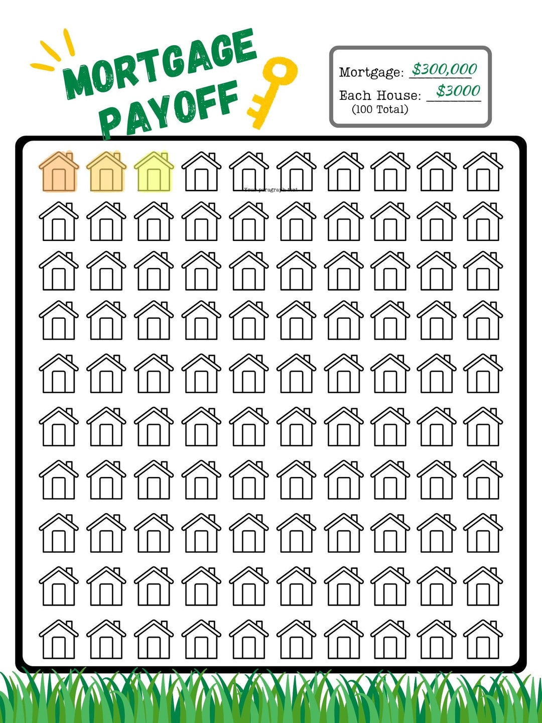 Mortgage Payoff Tracker, House Payoff Tracker, Mortgage Savings, Debt ...