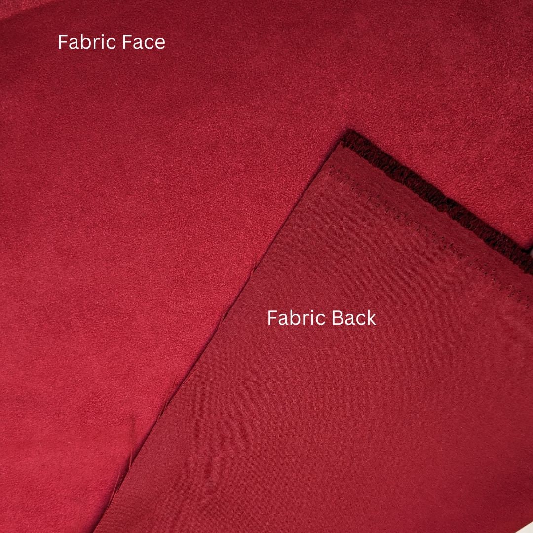 Microsuede Upholstery Soft Hand Fabric Vibrant Beautiful Luxurious ...