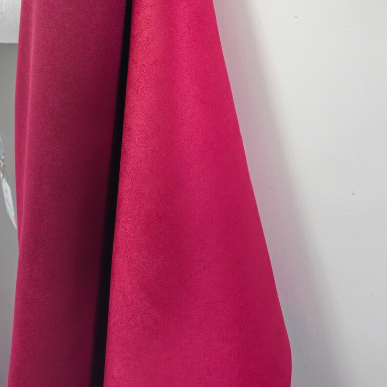 Microsuede Upholstery Soft Hand Fabric Vibrant Beautiful Luxurious ...