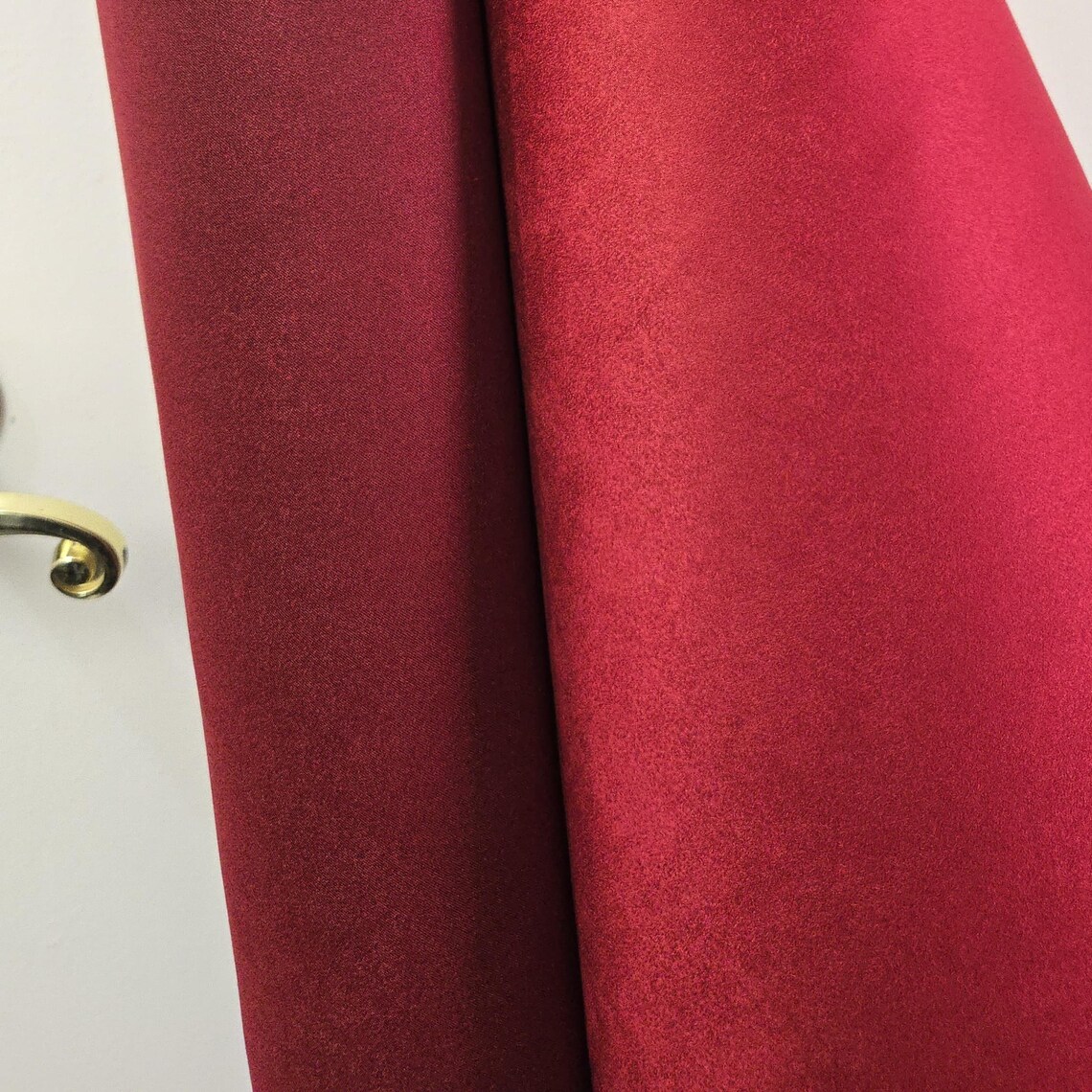 Microsuede Upholstery Soft Hand Fabric Vibrant Beautiful Luxurious ...