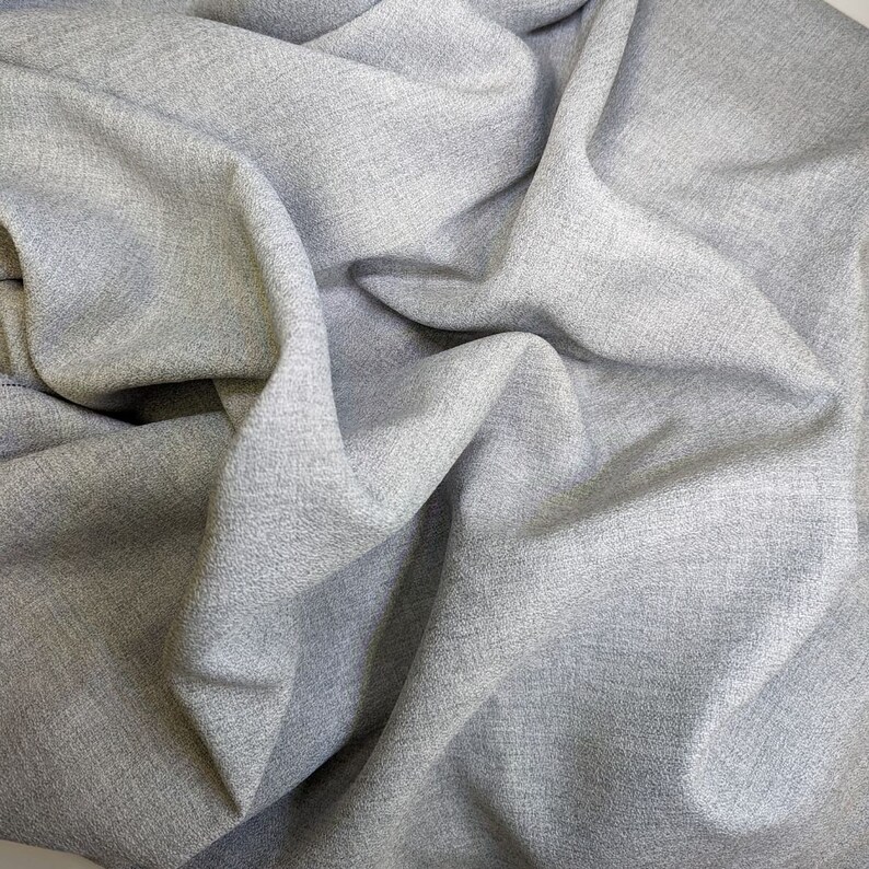 Light Grey Upholstery Fabric Recycled Polyester Post-consumer Product ...
