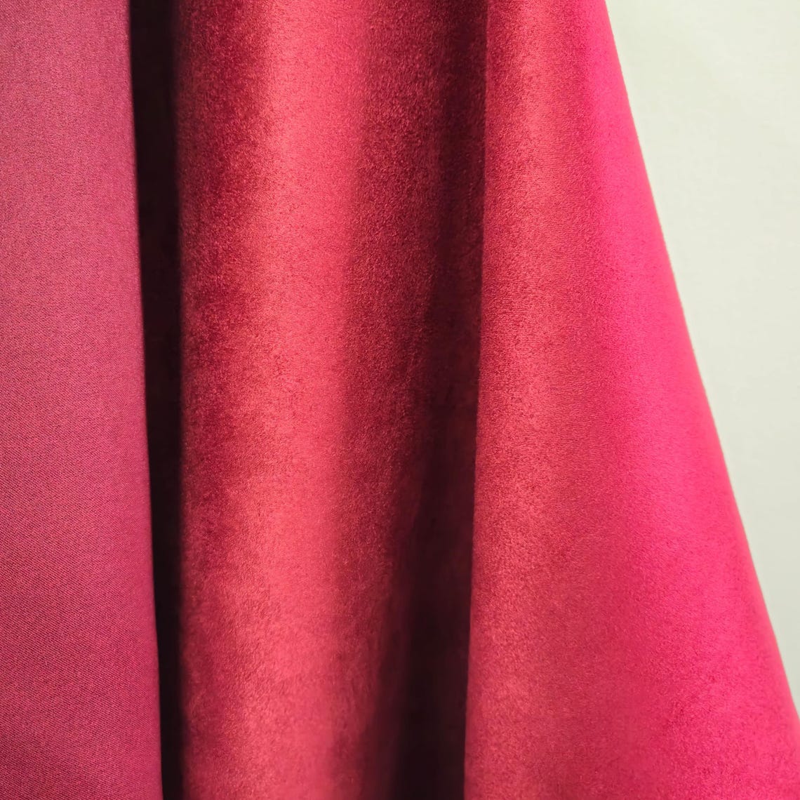 Microsuede Upholstery Soft Hand Fabric Vibrant Beautiful Luxurious ...