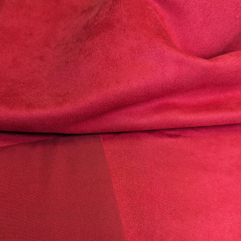 Microsuede Upholstery Soft Hand Fabric Vibrant Beautiful Luxurious ...