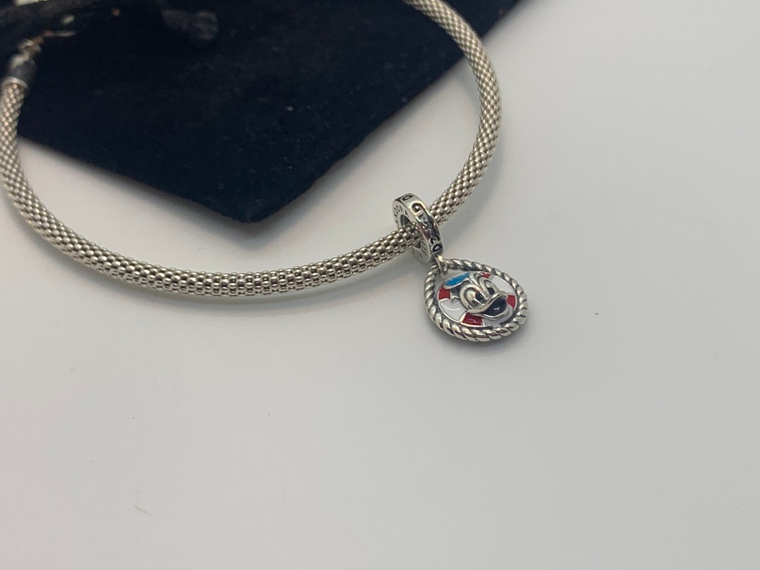 Disney Parks Pandora Donald Duck Dangle Life Preserver Anniversary ...