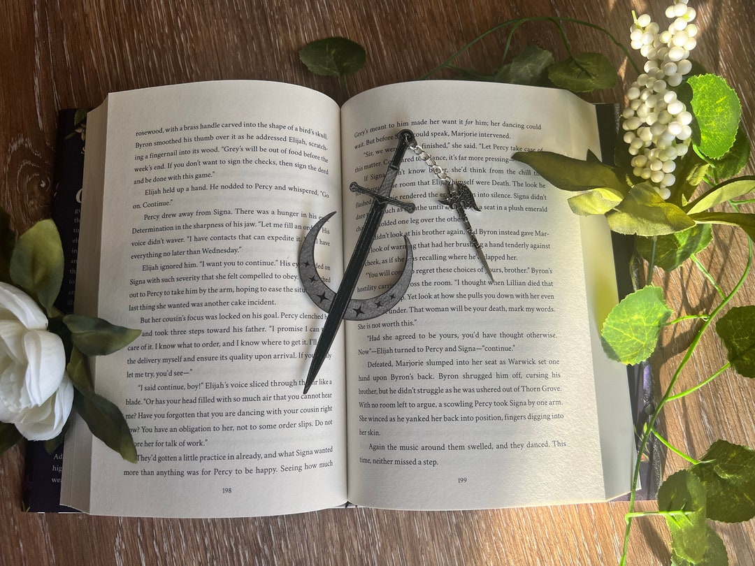 Celestial Sword Bookmark, ACOTAR Inspired, TOG Inspired - Etsy