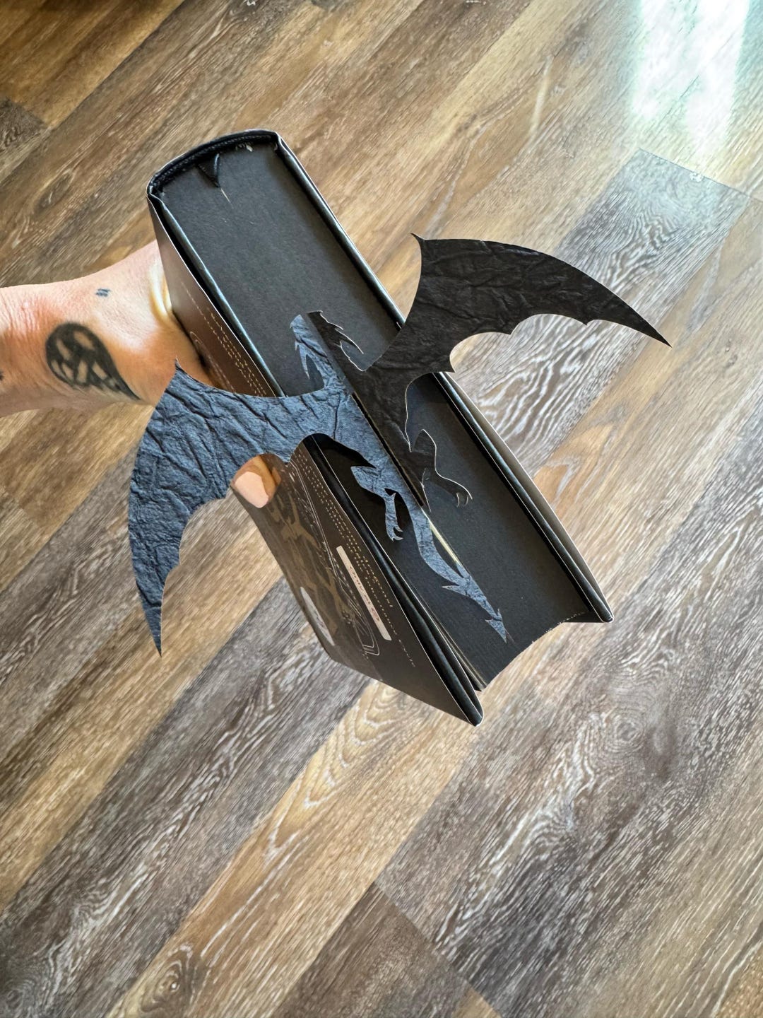 3D Black Pop-up Dragon Bookmark, Fourth Wing Inspired, Violence, ACOTAR ...