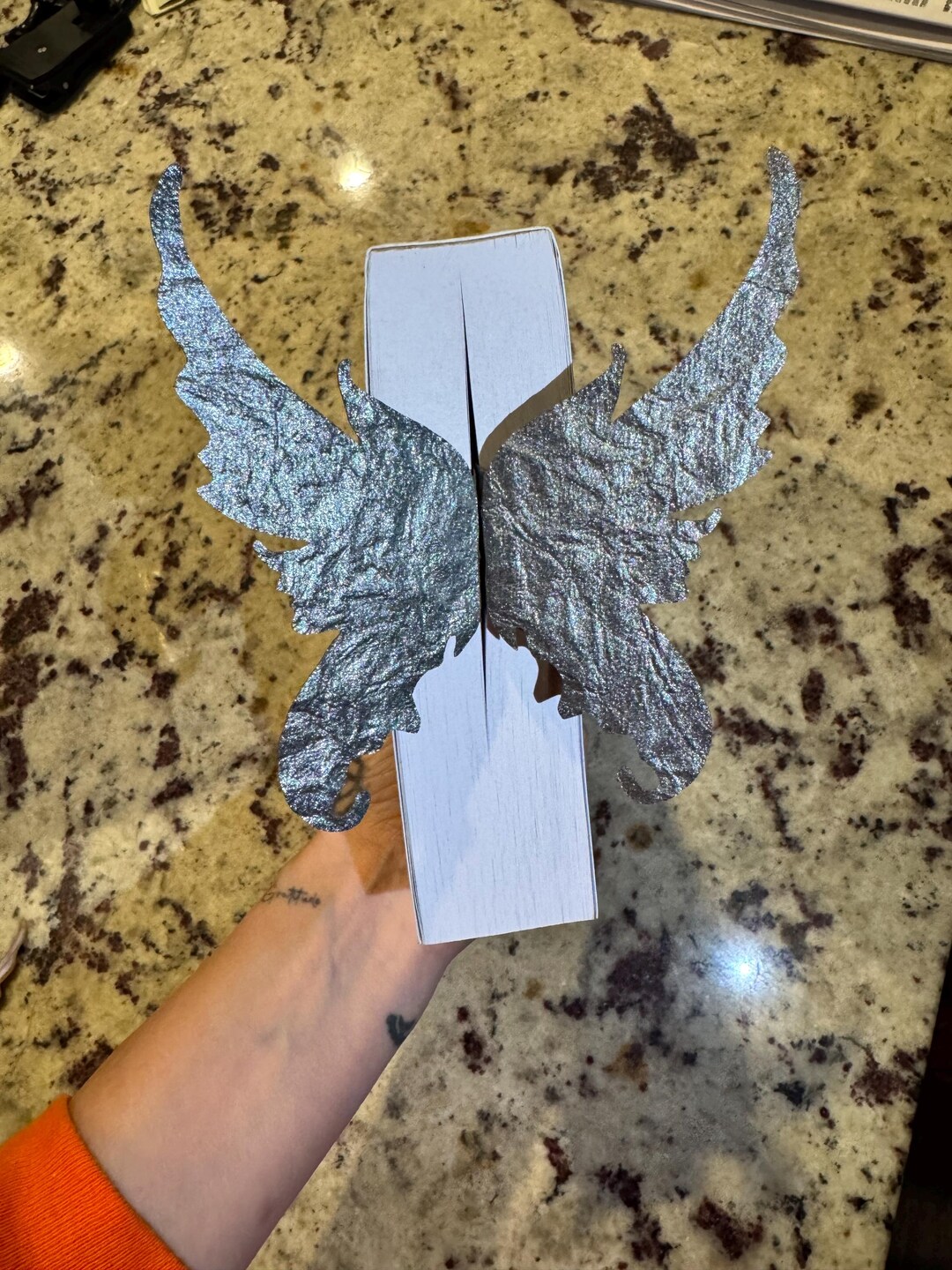 3D Pop-up Butterfly Bookmark, Quicksilver, Callie Hart, OSHA - Etsy