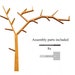 Handmade Pine Wood Tree Branch Bookshelf, Natural Wood, Kids Bookshelf ...