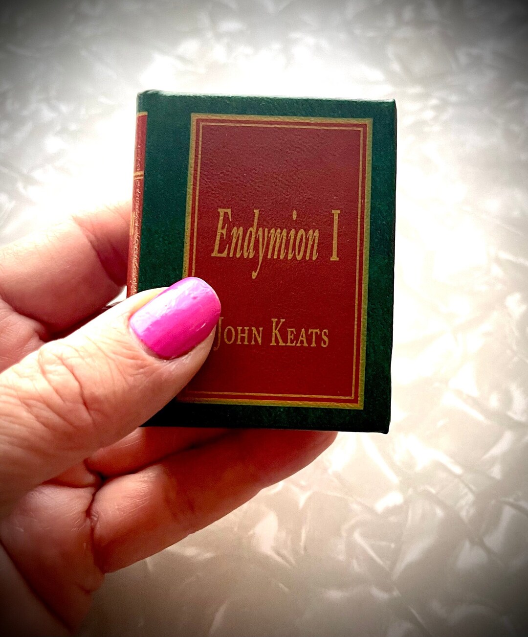 Miniature Book, Endymion I by John Keats Del Prado Book Hardcover book ...