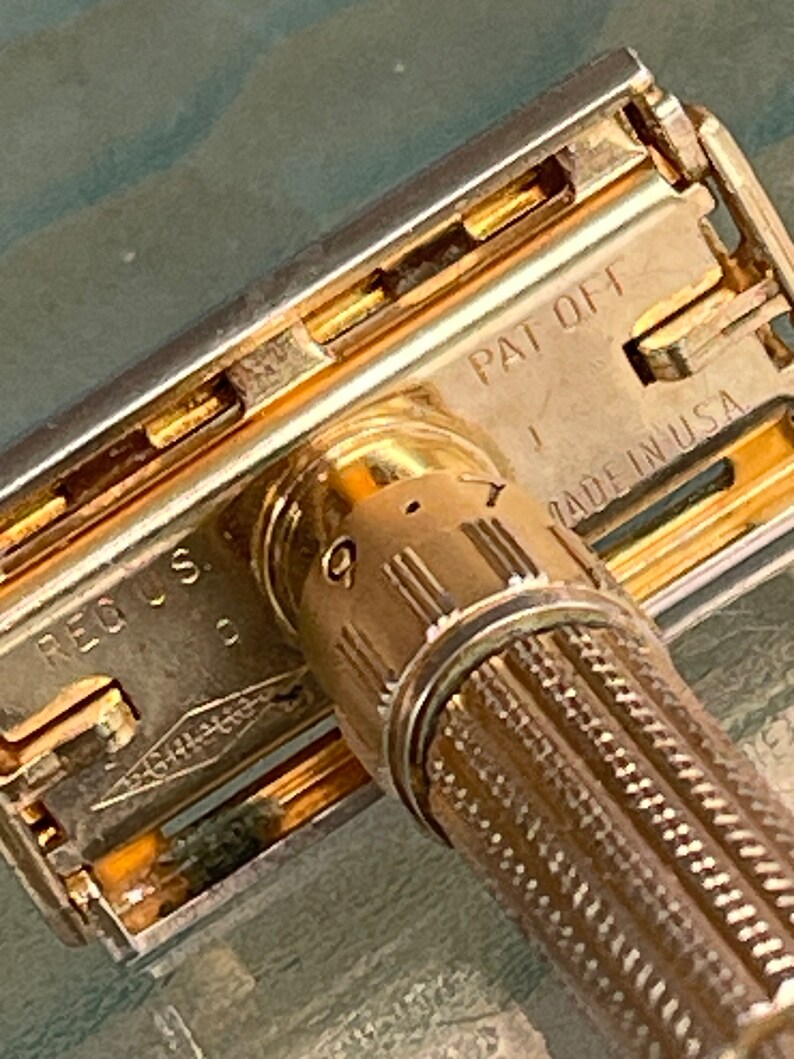 Gillette D1 Gold Safety Razor Adjustable Toggle 1958-rare! - Etsy