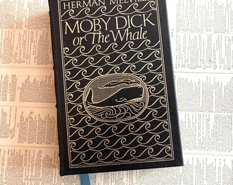 Moby Dick or the Whale Illustrated Hardcover Book by Herman Melville/vintage Herman Melville ...