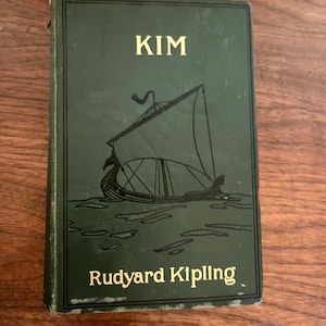 Antique Book KIM by Rudyard Kipling 1901 First Edition - Etsy