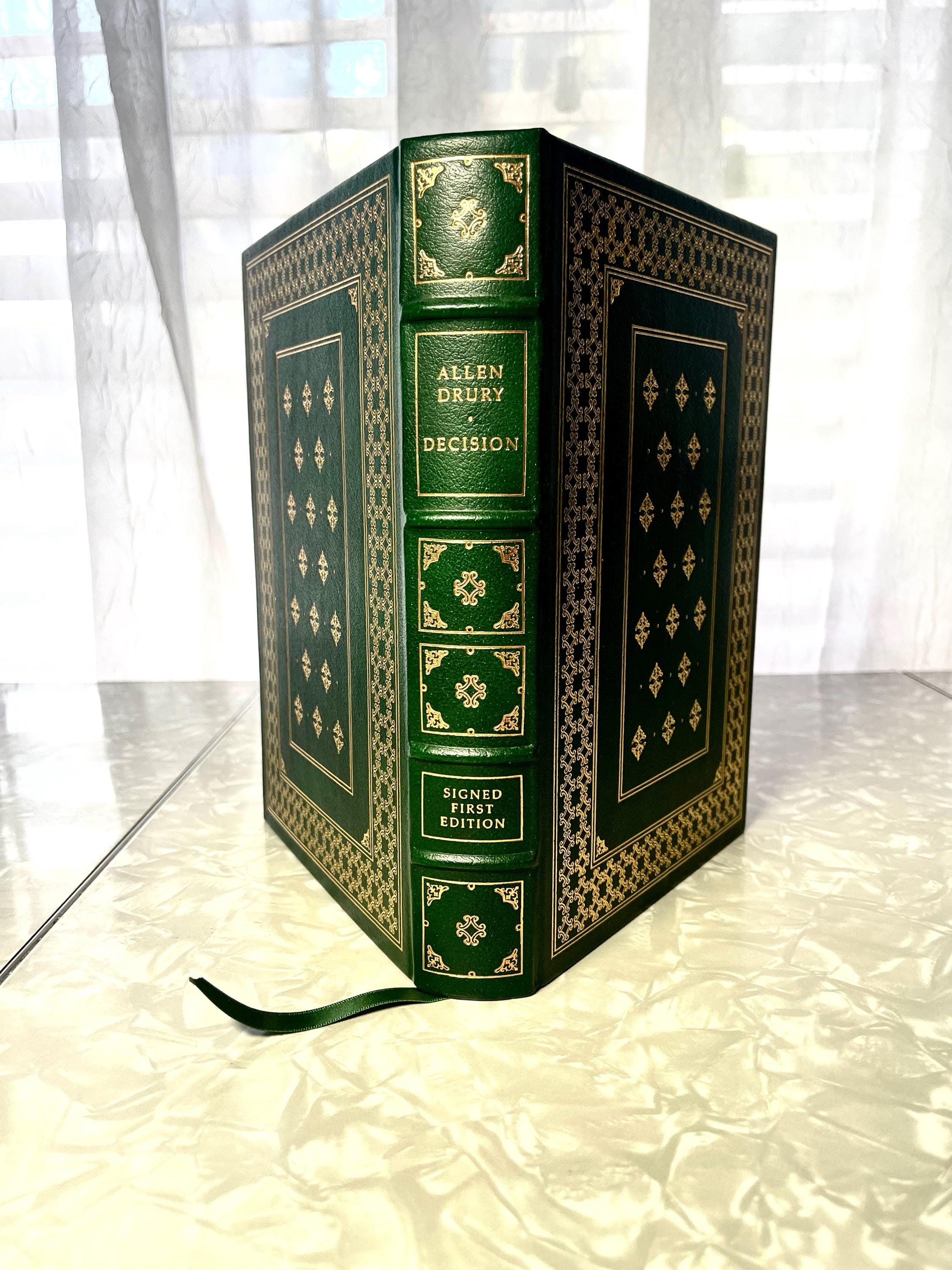 Signed First Edition Book "decision" by Allen Drury Franklin Library ...