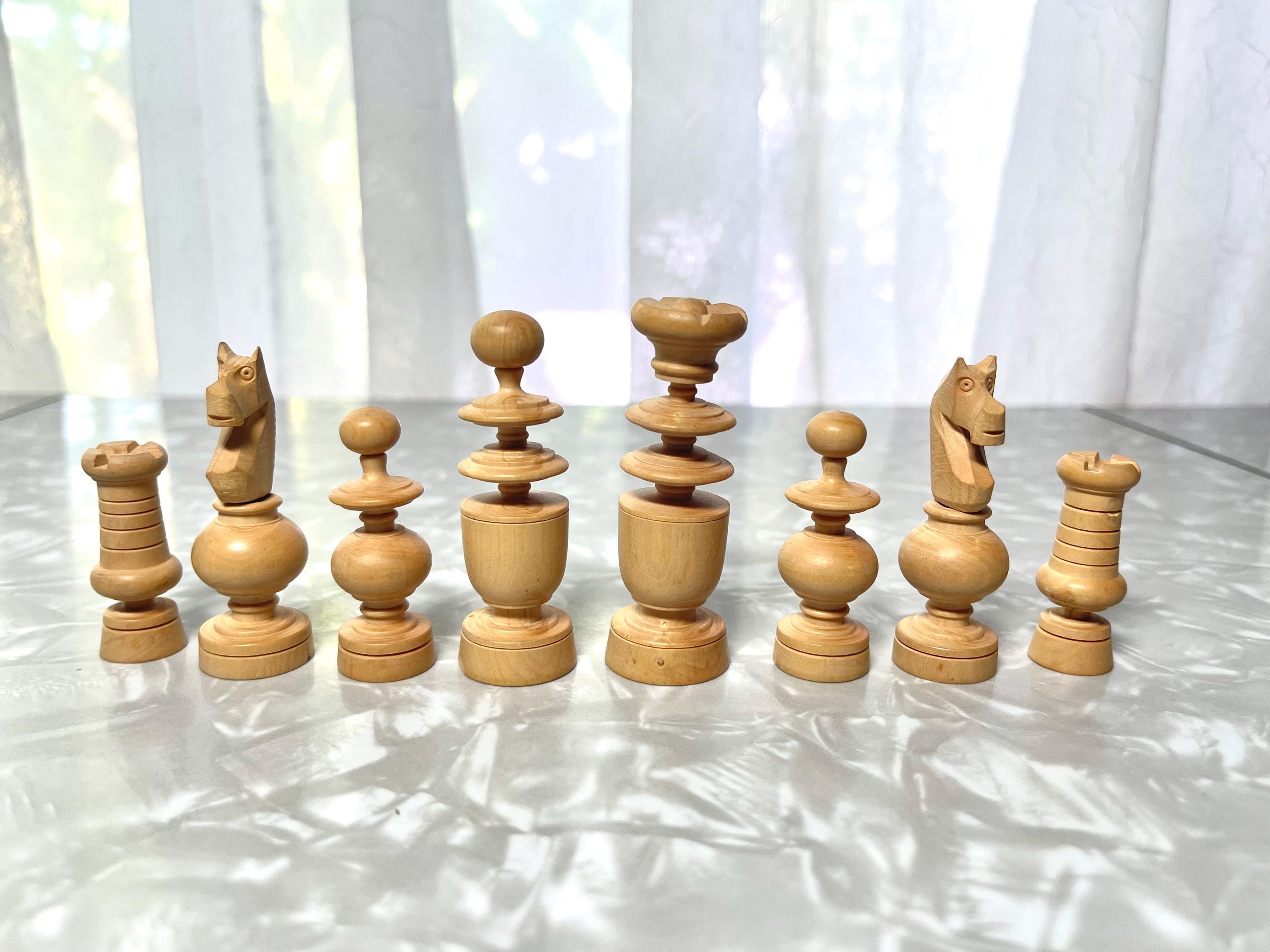 Regency Chess Pieces Vintage France Complete Set With Box no Board - Etsy