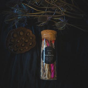 Rose Nepali Rope Incense – 14 Handmade Ropes in Glass Jar With Cork ...