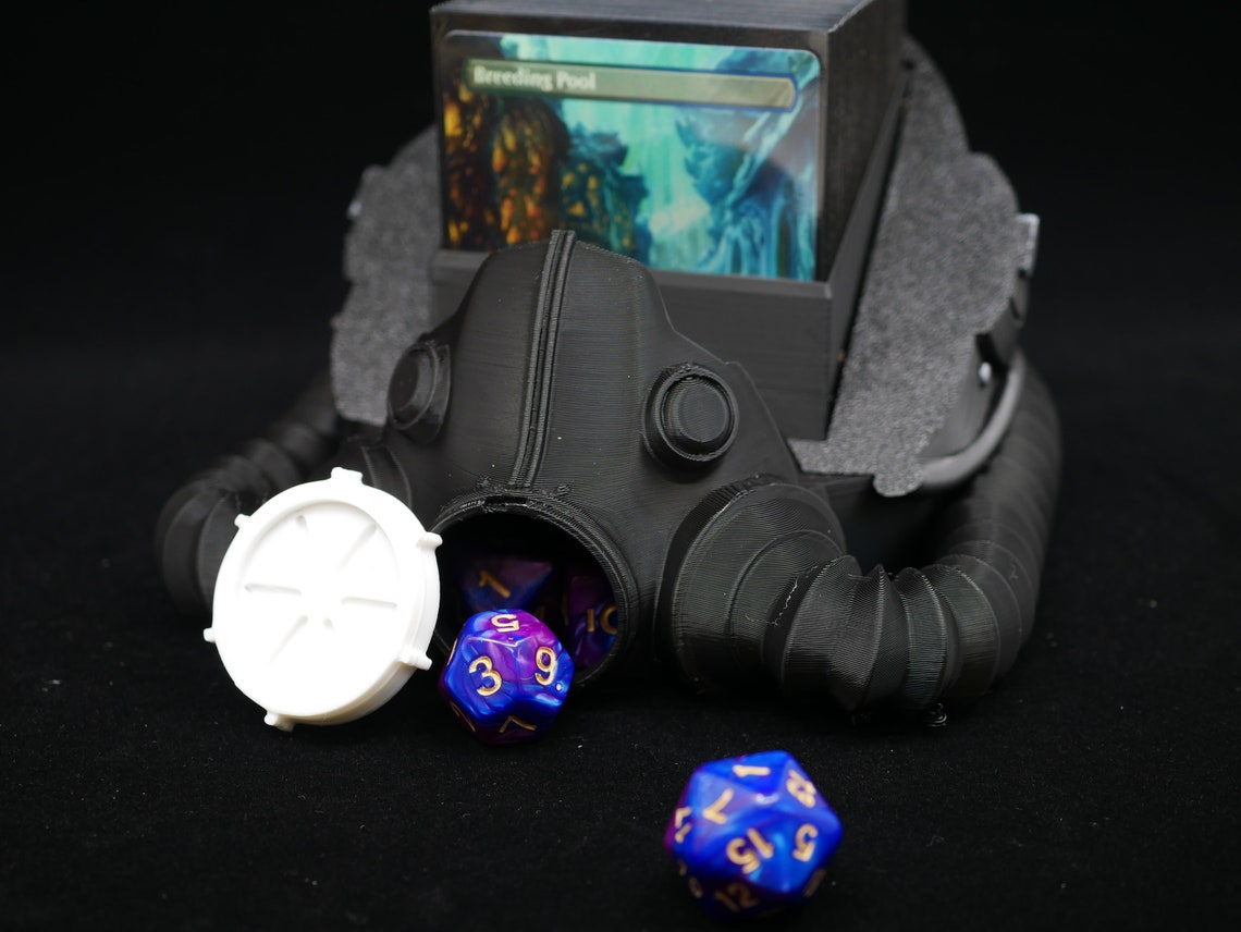 MTG Fallout Power Armor Deck Box for EDH Commander Magic the Gathering ...