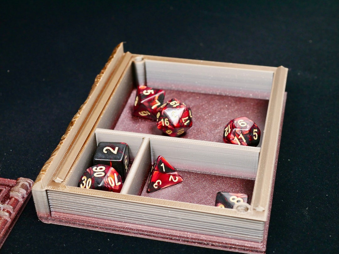 Necromancer Book Dice Box and Roll Tray for Dungeons and Dragons DND ...