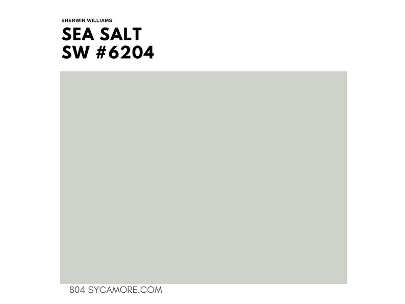 Sea Salt Sherwin Williams Color Palette: Interior Design Scheme (PDF ...