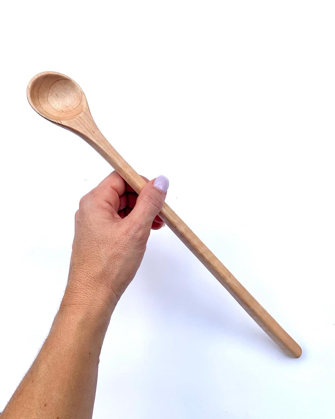 Chefs Long Stock Pot Spoon, Chefs Spoon, Long Wood Spoon, Cooking Spoon ...