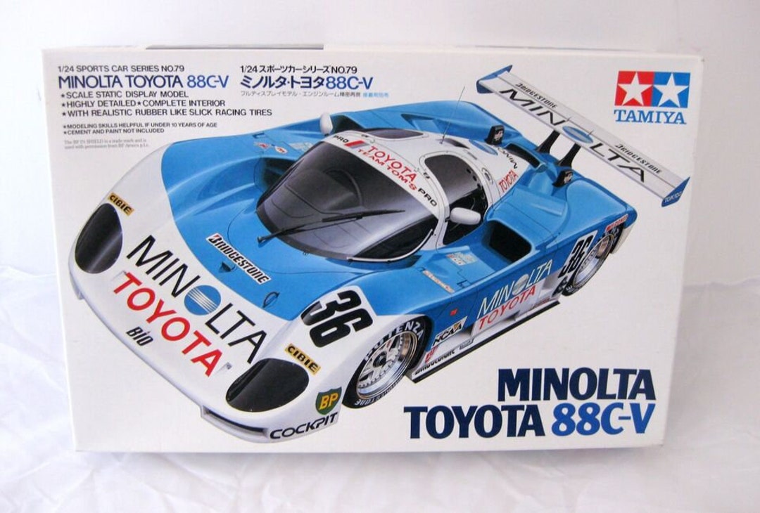 Tamiya 24079 Minolta Toyota 88C-V Le Mans Scale 1/24 Model Kit - Etsy