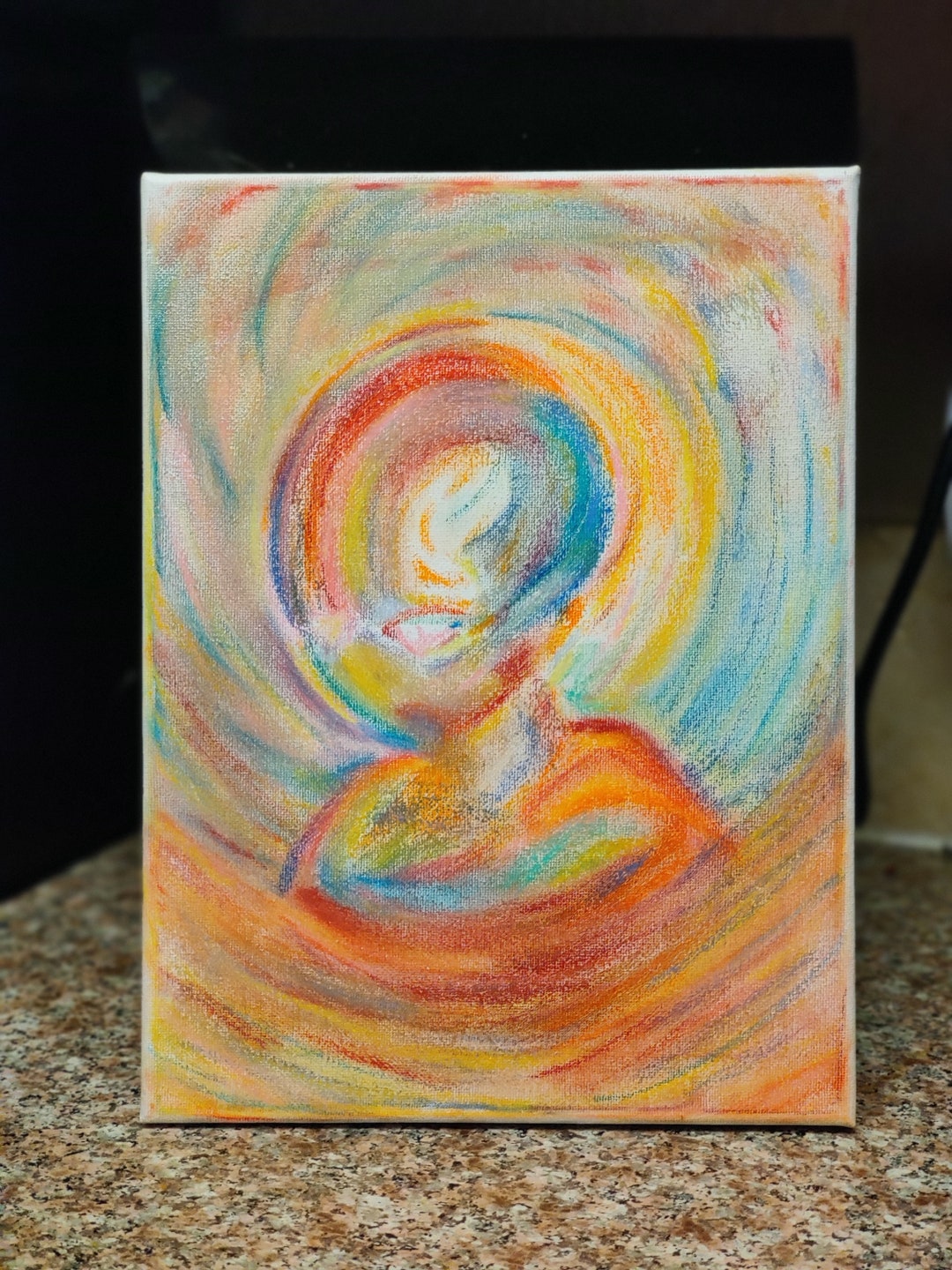 Pastel Art. Sci Fi Cyber Alien Boy. Soft Pastels With Matte Finish ...
