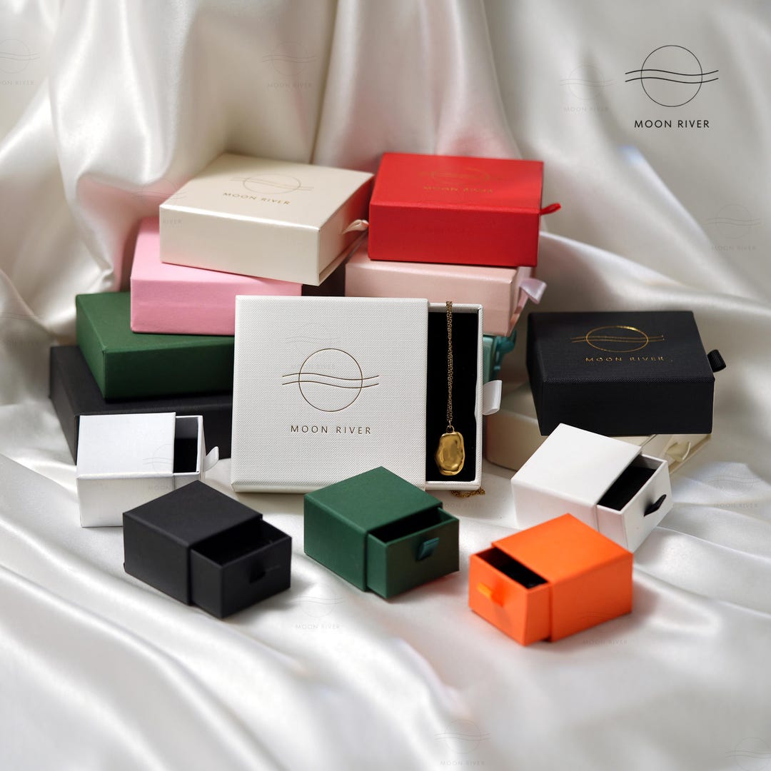 Wholesale 3.5"x3.5" Custom Logo Jewelry Packaging Box for Business ...