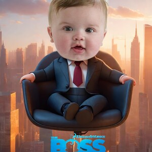 Custom the Boss Baby Portrait, Face Swap Art - Etsy