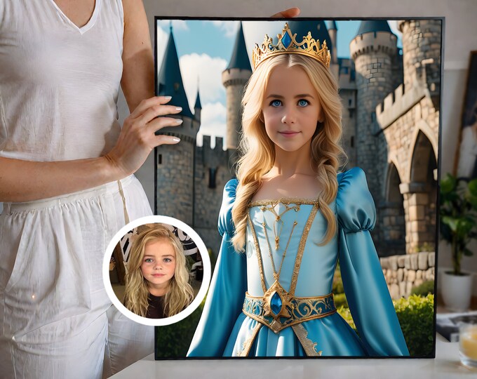 Watercolor Princesses Art Print, Girls Nursery Art, Princess Art, Belle ...