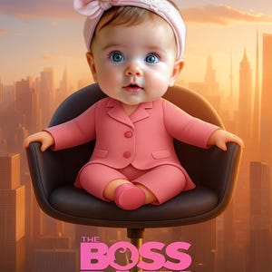 Custom the Boss Baby Portrait, Face Swap Art - Etsy