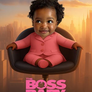 Custom the Boss Baby Portrait, Face Swap Art - Etsy