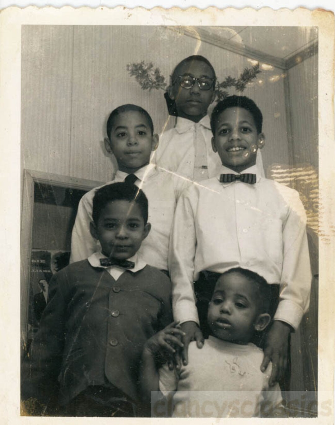 Vintage Photo 1942 Five African American Brothers Christmas - Etsy