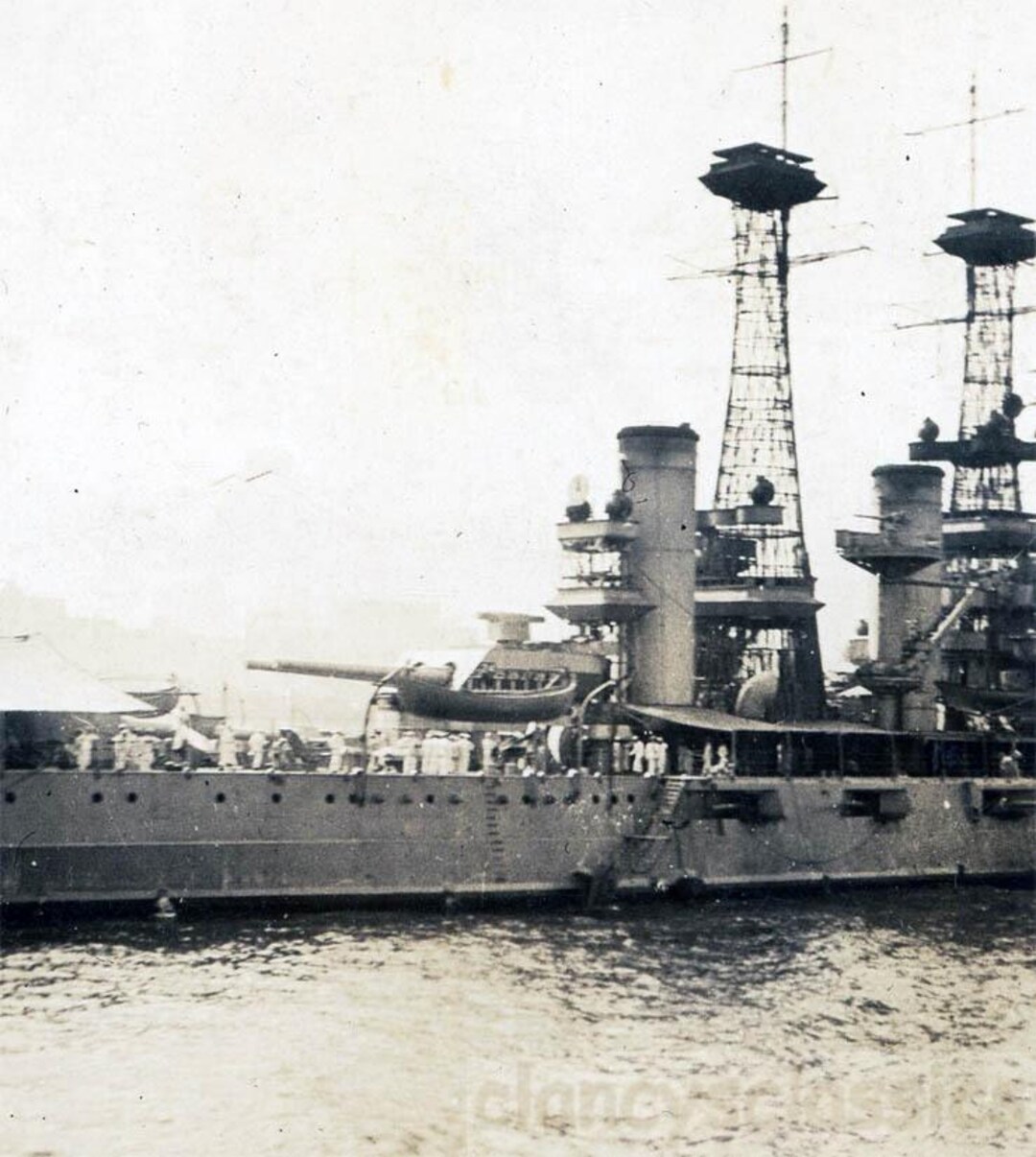 Vintage Photo 1921 USS Navy Ship Gunner Hudson River 57 Z - Etsy