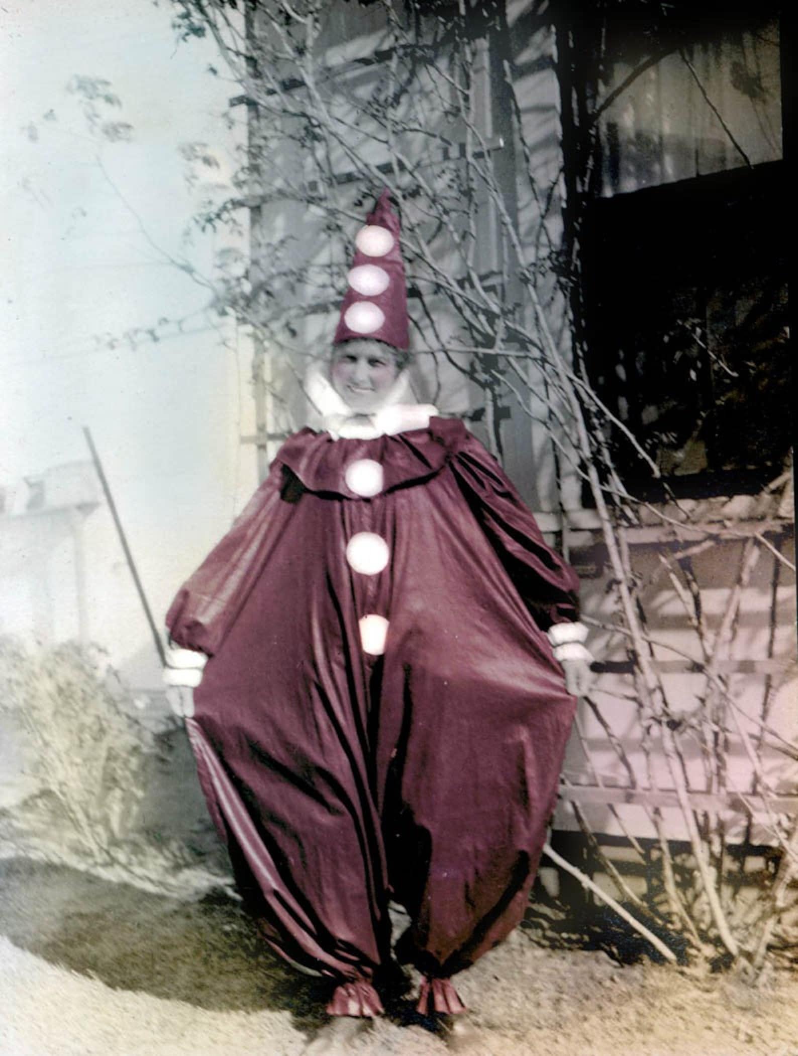 Young Woman in Pierrot Clown Outfit Fine Art Photographic Print - Etsy