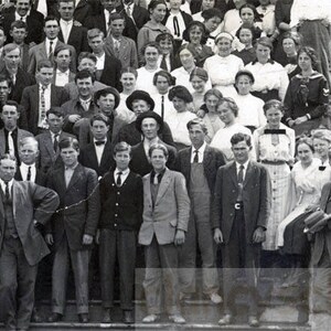 Vintage Photo 1913 Cook County Oregon High School RPPC Students Lafler ...