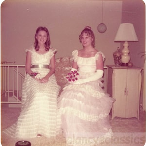 Vintage Photo 1966 Prom Queens Prom Kings 2 Photo Lot Color Snapshot 63 ...